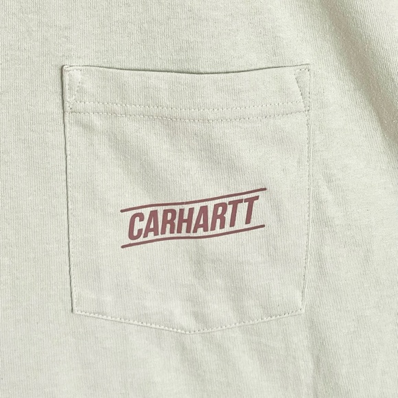 Carhartt | Shirts | New Carhartt Mountain Graphic Limestone Pocket T ...